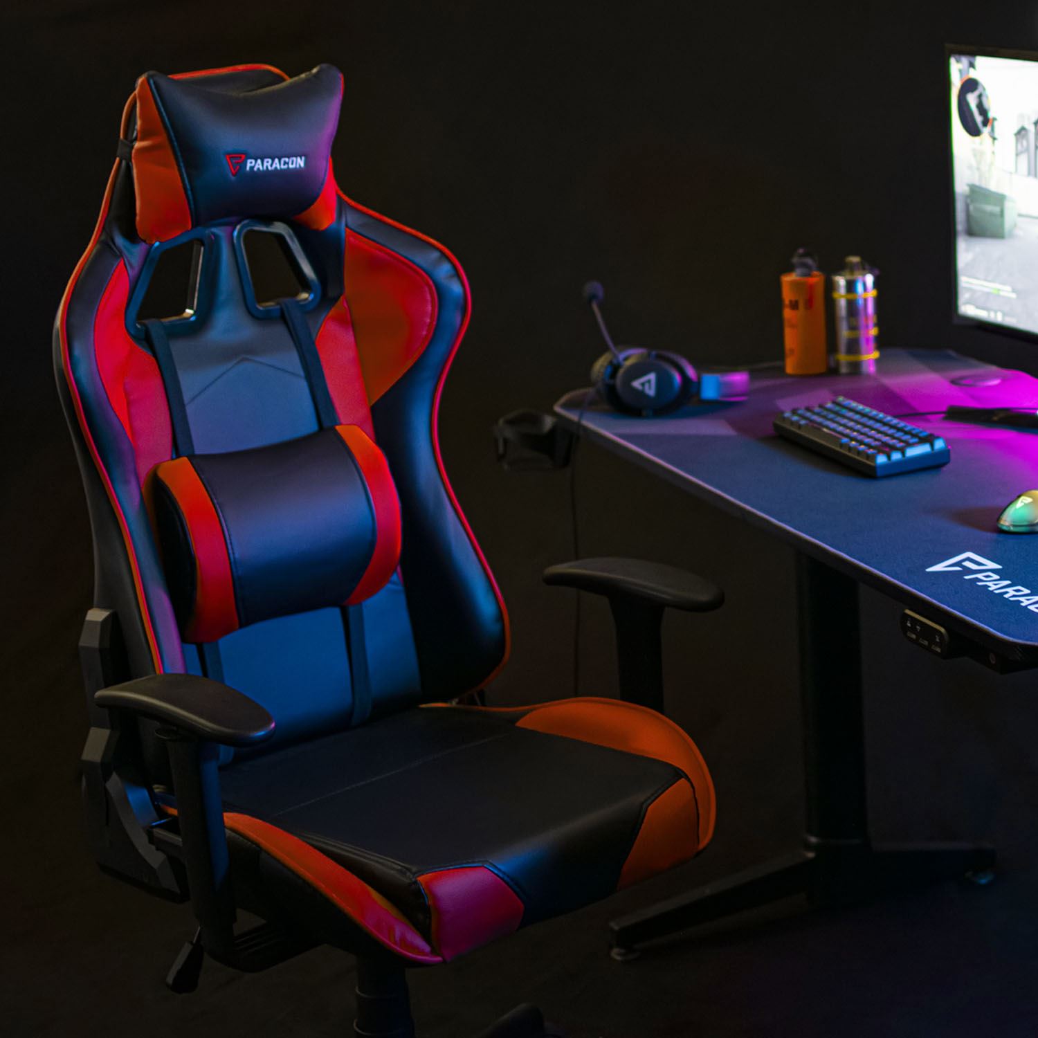 Paracon BRAWLER Gaming Chair - Red | Paracon